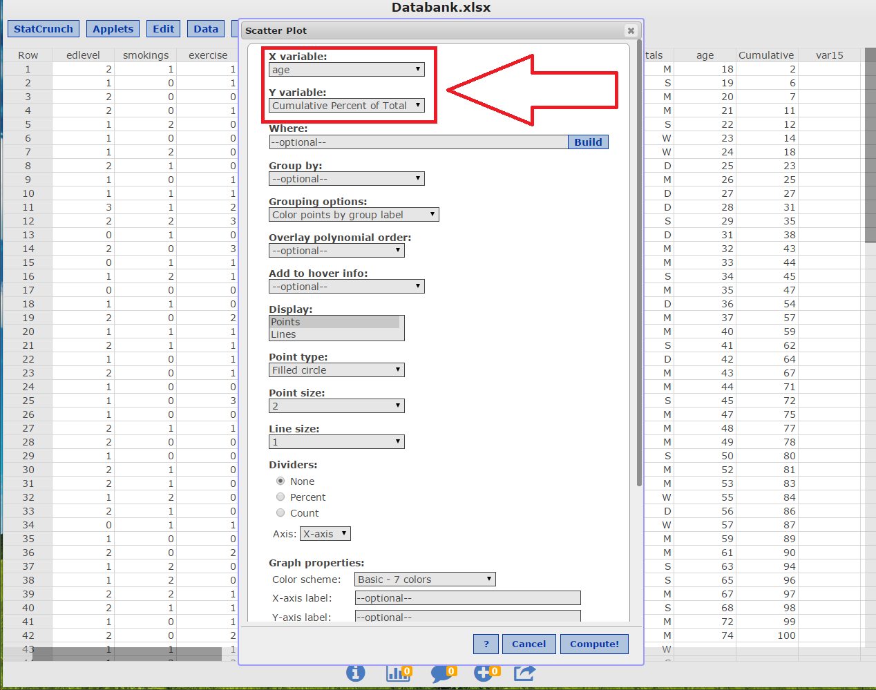 How To Make A Relative Frequency Table In Statcrunch Brokeasshome